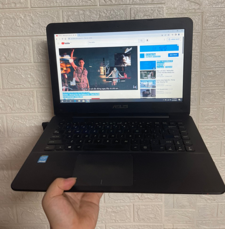 Laptop ASUS X454L i3-5005U, Ram 4G, Ổ SSD 128GB 14' HD